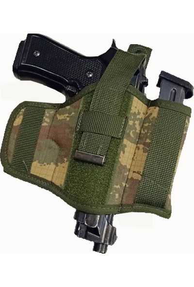 Asker Vadisi Kamuflaj Renkairsoft Tabanca Kılıfı Tüm Modellere Uyumlu Cırtlı Ayarlı Asker Vadisi Kamuflaj Renkairsoft Tabanca Kılıfı Tüm Modellere Uyumlu Cırtlı Ayarlı