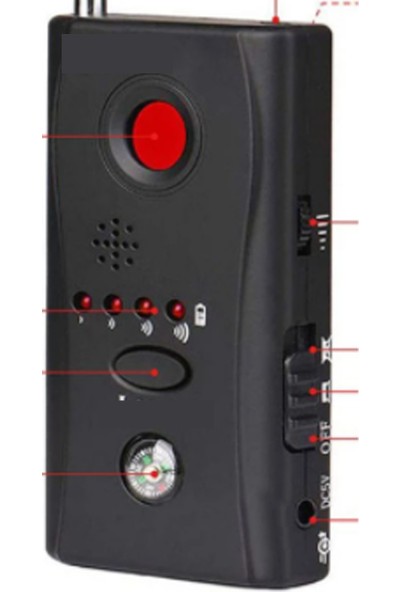 Hgm Çok Fonksiyonlu Anti-Casus Dedektör Kamerası Gsm Ses Hata Bulucu Hgm Çok Fonksiyonlu Anti-Casus Dedektör Kamerası Gsm Ses Hata Bulucu