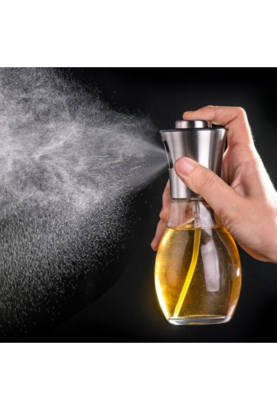 JJ Naturel 200 ml Çok Amaçlı Zeytinyağı Soya Sosu Sirke Spreyli Cam Şişe