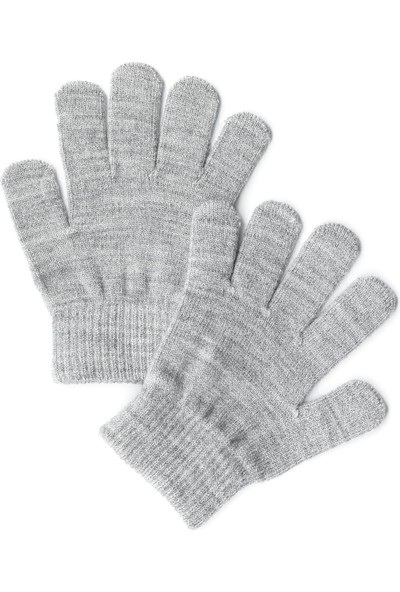 Gri Örme Eld-G 1pr Gri Kız Çocuk Eldiven