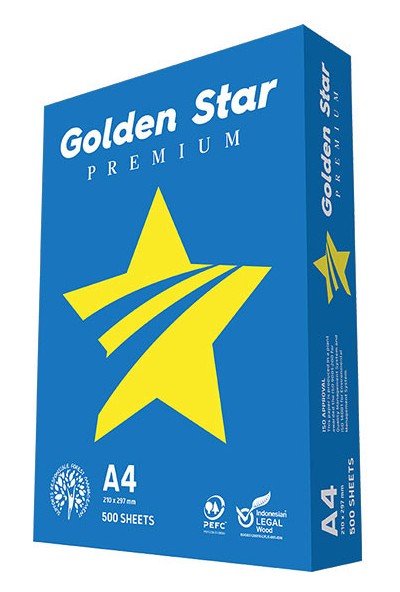 Golden Star A4 Fotokopi Kağıdı 75 gr 1 Paket (500 Sayfa) Golden Star A4 Fotokopi Kağıdı 75 gr 1 Paket (500 Sayfa)