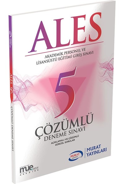 Ales 5 Çözümlü Deneme Sınavı Ales 5 Çözümlü Deneme Sınavı