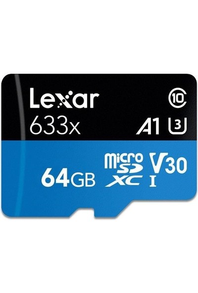 Lexar 633X 64GB Mikro Sd Kart Lexar 633X 64GB Mikro Sd Kart