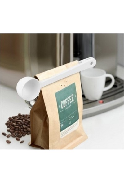 Righton Beyaz Klipsli Çay Kahve Ölçü Kaşığı