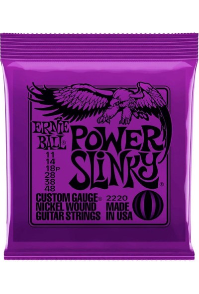 Ernie Ball 2220 - 11-48 Elektro Gitar Teli