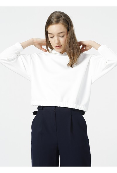 Fabrika Beyaz Kadın Sweatshirt