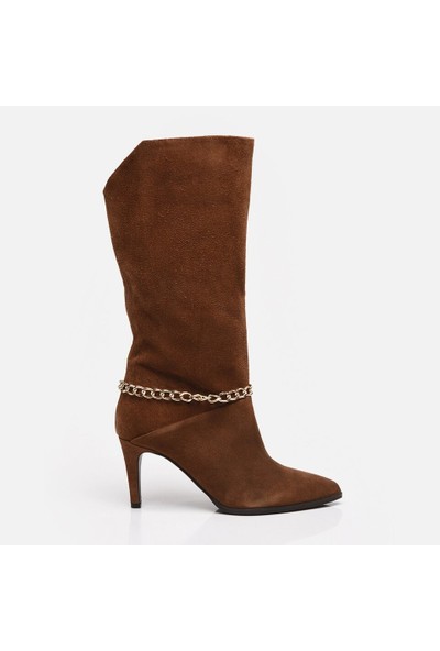 Hotiç Deri Taba Kadın Çizme - 01CIH229530A370 Hotiç Deri Taba Kadın Çizme - 01CIH229530A370