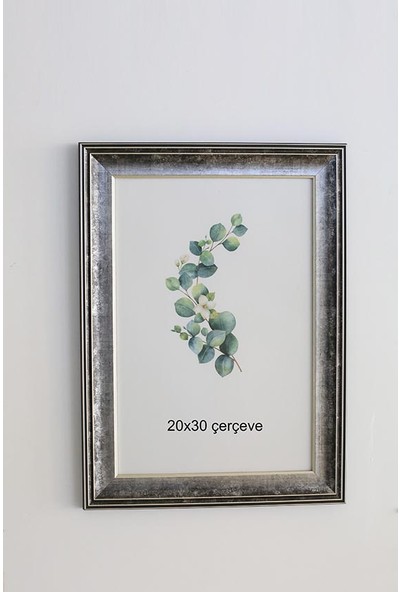 Overs Store Dekoratif 20X30 Atlas Çerçeve Gümüş Yaldızlı Overs Store Dekoratif 20X30 Atlas Çerçeve Gümüş Yaldızlı