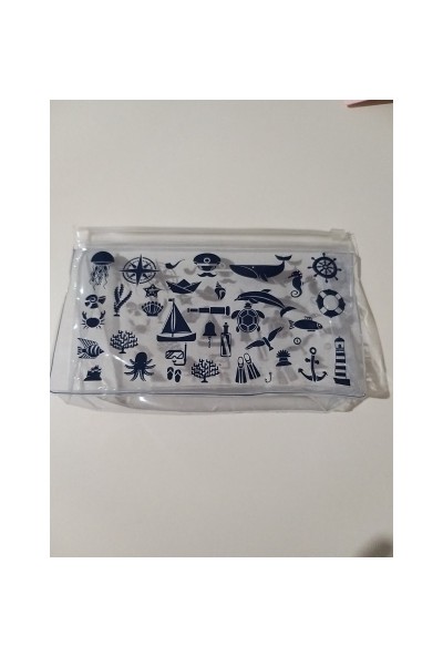 Evinizin Herşeyi Şeffaf Makyaj Çantası