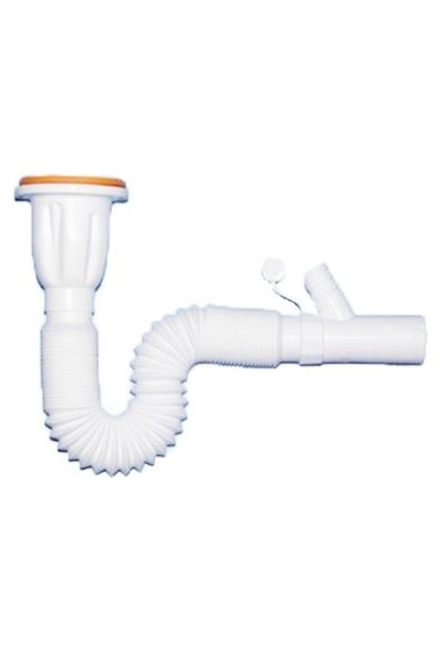 Muffmatik Körüklü Lavabo Sifonu Tahliyeli