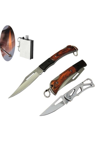 Alsepeteavm Columbia Serisi 107 B-17 cm Ahşap Çakı Seti SLN20