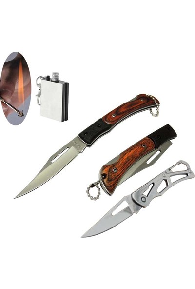 Alsepeteavm 107 B-17 cm Ahşap Gül Çakı Seti SLN408