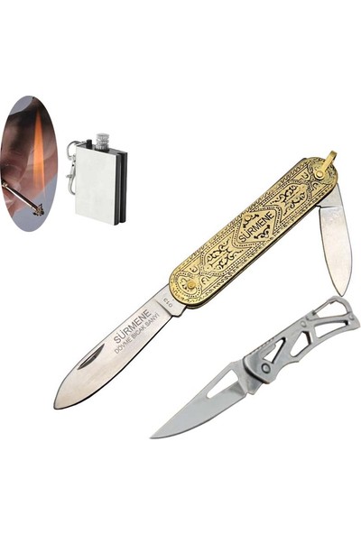 Alsepeteavm Sürmene 013 -14 cm Sarı Çakı Seti SLN410