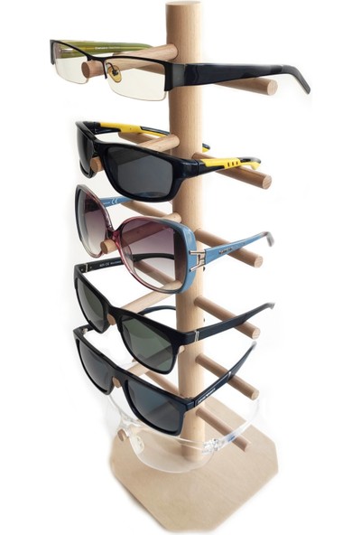 Uldemart Ahşap Gözlük Standı Gözlük Organizer 6 Lı Uldemart Ahşap Gözlük Standı Gözlük Organizer 6 Lı