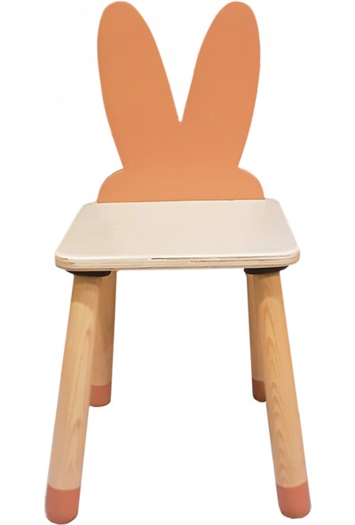 Wood&joy Renkli Tavşan Sandalye