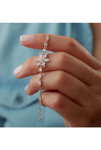 Gümüşistan 925 Ayar Gümüş Lotuş Çiçeği Bileklik Gümüşistan 925 Ayar Gümüş Lotuş Çiçeği Bileklik