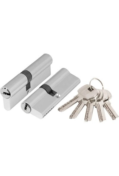 Yuma Ymk Hibrit Bilyalı Barel Saten 68 mm - Standart Çelik Kapı Kilidi Yuma Ymk Hibrit Bilyalı Barel Saten 68 mm - Standart Çelik Kapı Kilidi