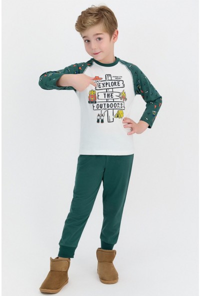 ROLY POLY Rolypoly Explore The Outdoors Hardal Erkek Çocuk Pijama Takımı ROLY POLY Rolypoly Explore The Outdoors Hardal Erkek Çocuk Pijama Takımı