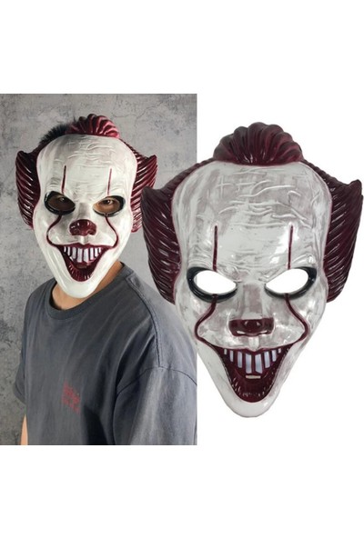 Samur Plastik Joker Maskesi Killer Palyaço Maskesi