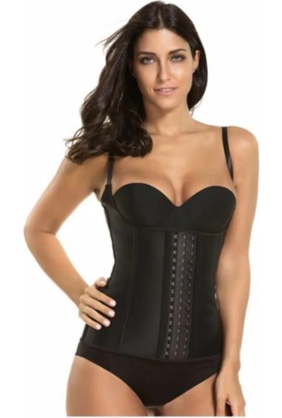 Giyincel Kadın Doğum Sonrası Ve Günlük Sıkılaştırıcı Ve Çelik Balenli Agraflı Toparlayıcı Askılı Lateks Korse
