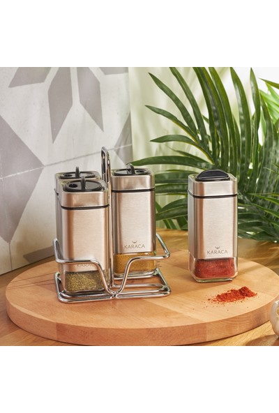 Karaca Avangart 5 Parça Baharat Takımı Karaca Avangart 5 Parça Baharat Takımı