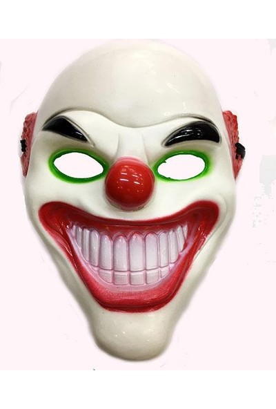 Samur Plastik Joker Maskesi Kel Model Palyaço Maskesi Samur Plastik Joker Maskesi Kel Model Palyaço Maskesi
