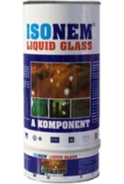 Isonem Liquid Glass Sıvı Cam Set A+B 4 kg Şeffaf
