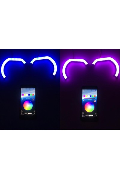 EKT L Tipi Android Modüllü 2 Adet Rgb Angel (100MM,120MM,135MM) EKT L Tipi Android Modüllü 2 Adet Rgb Angel (100MM,120MM,135MM)