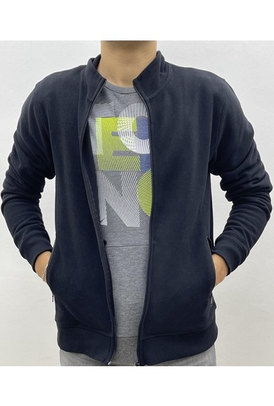 Cazador 21KCEEO05161 Caz 5161 Selanik Sweat Hırka Siyah