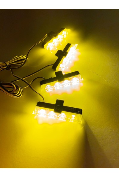 EKT 4x4 Butonlu Panjur Çakar turuncu EKT 4x4 Butonlu Panjur Çakar turuncu