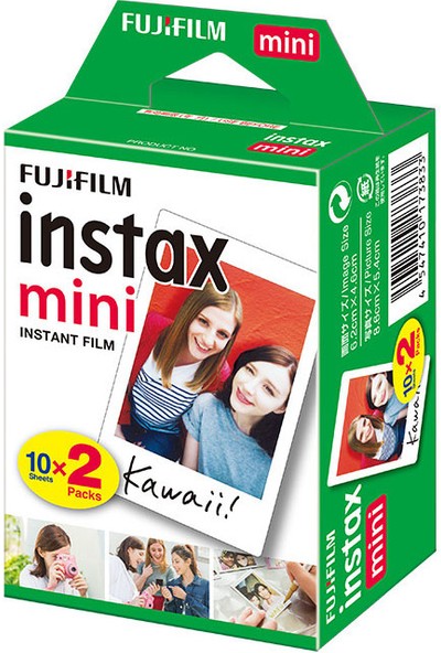 Fujifilm 3 Inç Instax Mini 20'li Film (Yurt Dışından)