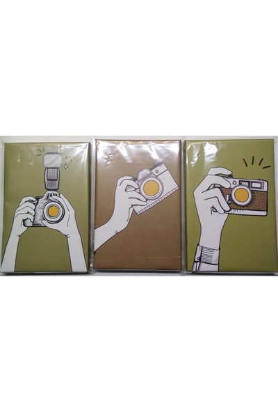 Mels Store Kanvas Tablo 3lü Set 30 x 20 cm Fotoğraf Makinesi Mels Store Kanvas Tablo 3lü Set 30 x 20 cm Fotoğraf Makinesi