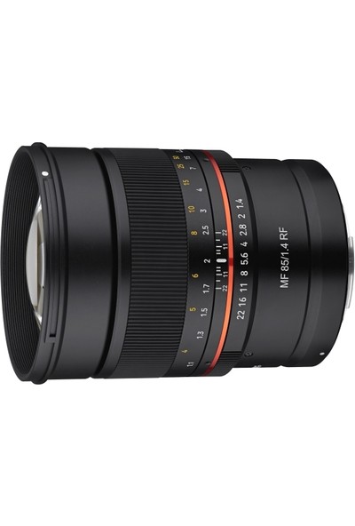 Samyang Mf 85 mm F1.4 Lens Siyah