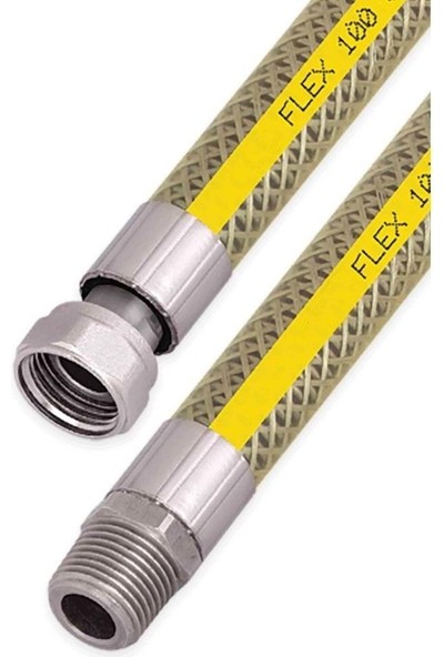 Aiwa Ocak Fırın Doğalgaz Bağlantı Fleksi Extra Korumalı Hortum 1 Metre Aiwa Ocak Fırın Doğalgaz Bağlantı Fleksi Extra Korumalı Hortum 1 Metre