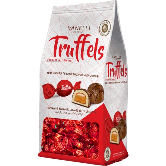Vanelli Truffels Fondan ve Karamel Dolgulu Sütlü Çikolata 1 Fiyatı