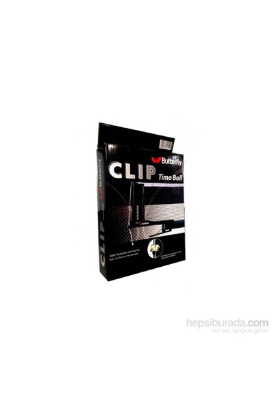 Butterfly TT Clip Net and Post Set Ağ Demir