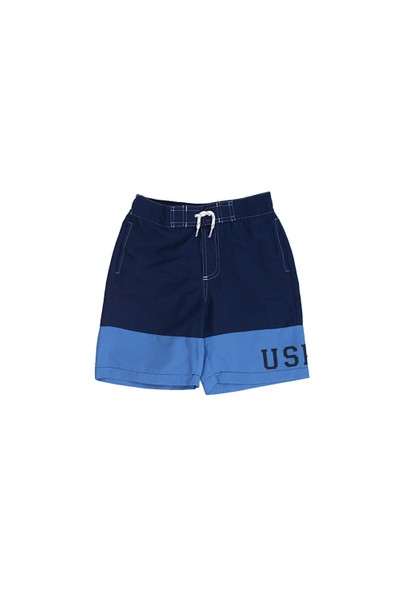 U.S. Polo Assn. G083cs066.P01.Y4361.313 Mavi Deniz Şortu