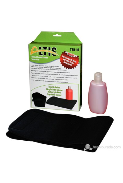 Altis Thermal Sauna Kemer & Bel Korsesi + (200ml Thermal jel Hediyeli) Altis Thermal Sauna Kemer & Bel Korsesi + (200ml Thermal jel Hediyeli)