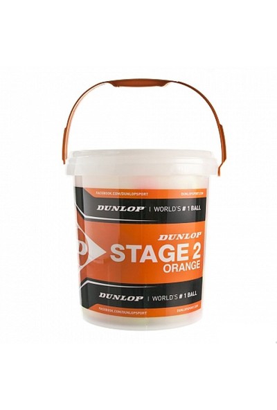 Dunlop 605051 Stage 2(Orange) 60 Bucker Tenis Topu Due103000
