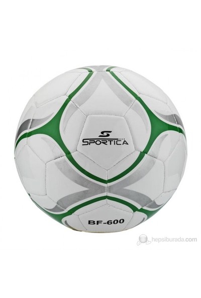 Sportica BF-600 Futbol Topu Makina Dikişli No:5 Beyaz/Yeşil/Gri