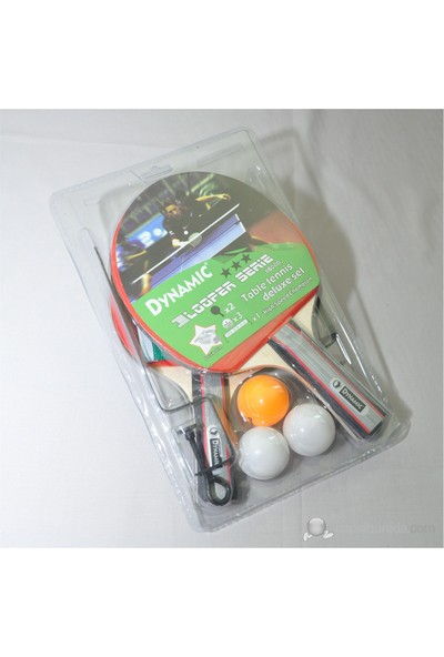 Dynamic 8600 Masa Tenisi Raketi Set (2 Raket + 3 Adet 40mm Top +ağ) Dynamic 8600 Masa Tenisi Raketi Set (2 Raket + 3 Adet 40mm Top +ağ)