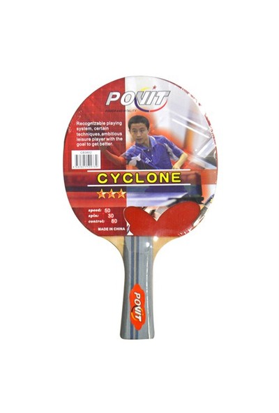 Povit Cyclone 3 Yıldız Masa Tenisi Raketi Povit Cyclone 3 Yıldız Masa Tenisi Raketi