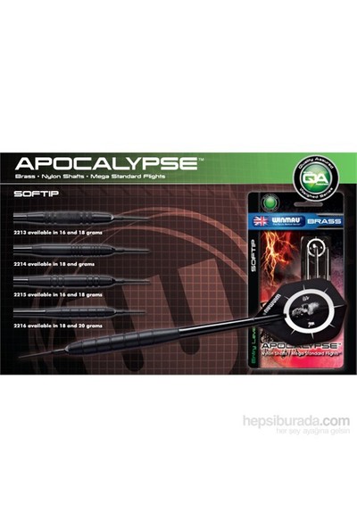 Winmau Apocalypse Brass Plastik Uçlu Dart-16 Gram Winmau Apocalypse Brass Plastik Uçlu Dart-16 Gram
