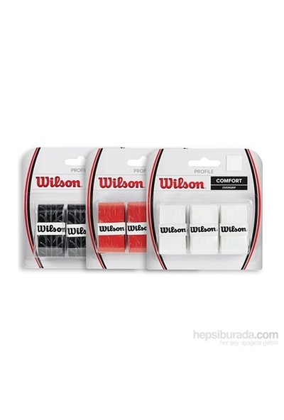 Wilson Wrz 4025 Rd Profıle Overgrıp Kırmızı 3 Lü Paket Wilson Wrz 4025 Rd Profıle Overgrıp Kırmızı 3 Lü Paket