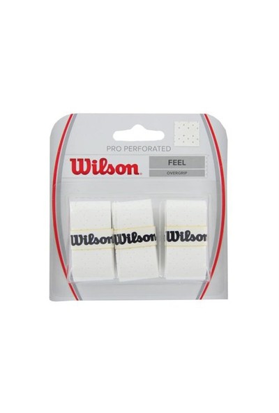 Wilson Wrz4005Wh Pro Overgrip 3 Lu Beyaz Perforated Aksesuarlar Wilson Wrz4005Wh Pro Overgrip 3 Lu Beyaz Perforated Aksesuarlar