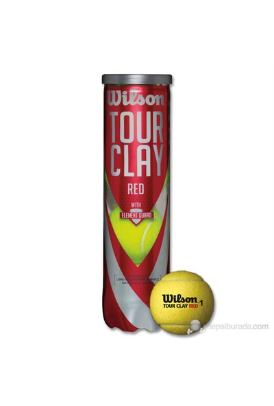 Wilson Wrt 110800 Tour Clay Red 4Lü Tenis Topu Wilson Wrt 110800 Tour Clay Red 4Lü Tenis Topu