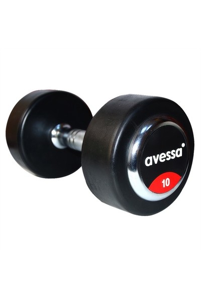 Avessa Profesyonel Siyah Olimpik Dambıl Kauçuk Kaplı Avessa Profesyonel Siyah Olimpik Dambıl Kauçuk Kaplı