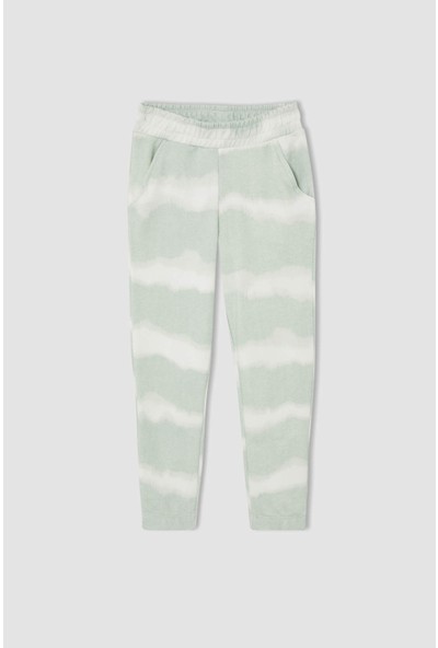 DeFacto Kız Çocuk Batik Desenli Jogger Eşofman Altı W2889A621WN