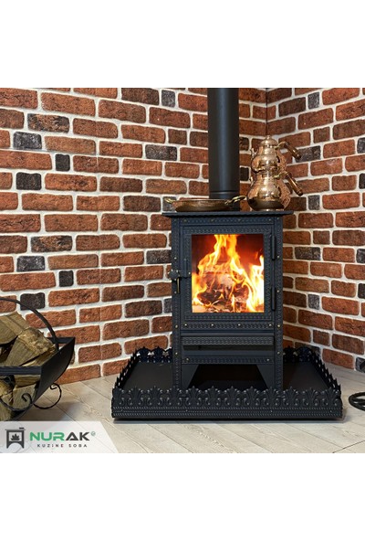 Nur-Ak Soba Camlı Isınma Sobası