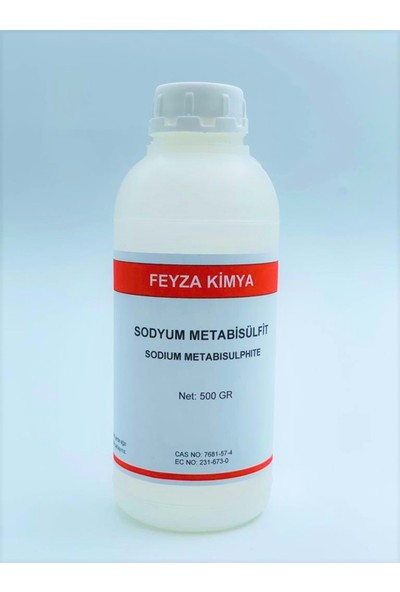 Feyza Kimya Sodyum Metabisülfit 500 ml